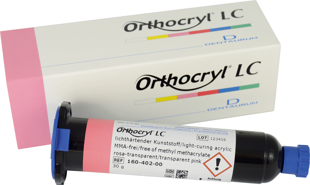 Orthocryl® LC, transparent pink - DENTAURUM USA eShop