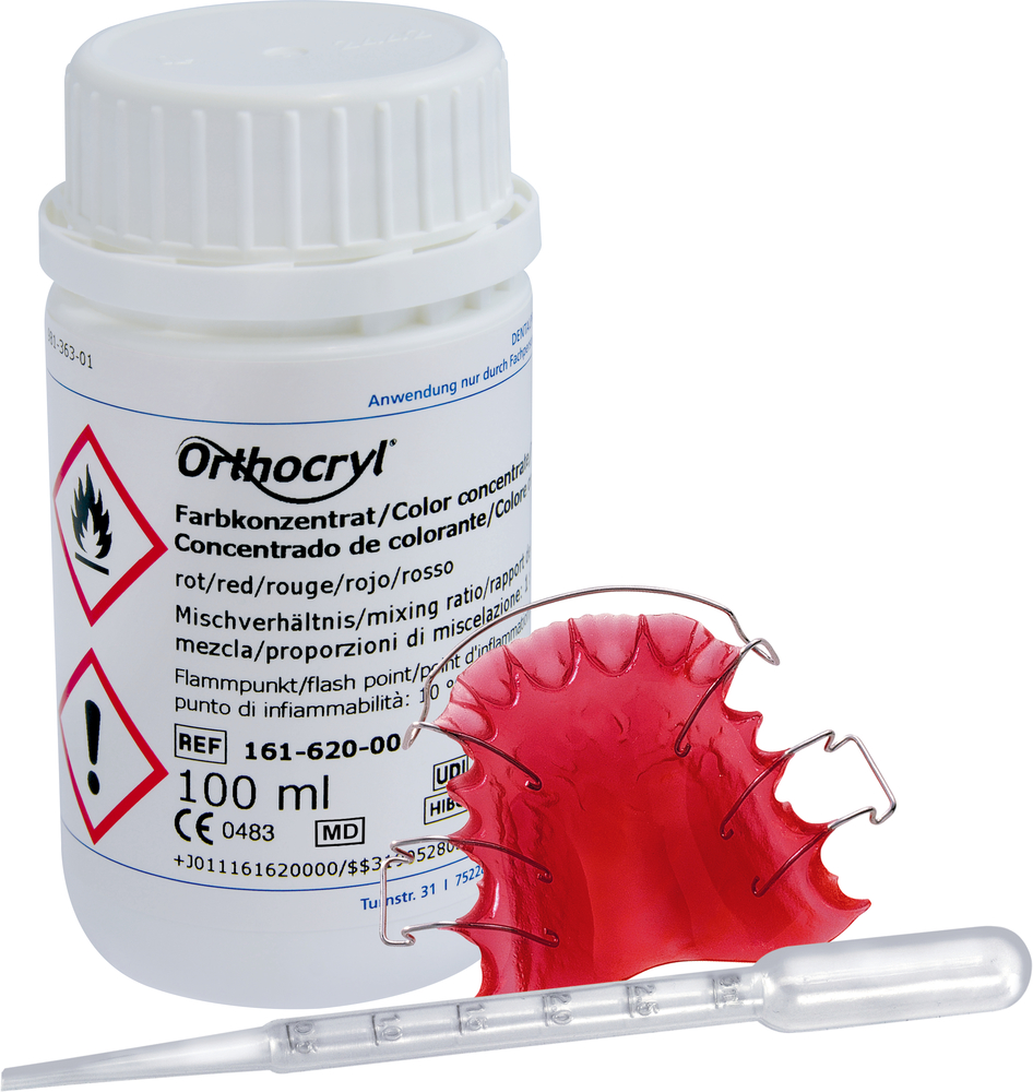 Orthocryl® color concentrate, red - DENTAURUM USA eShop