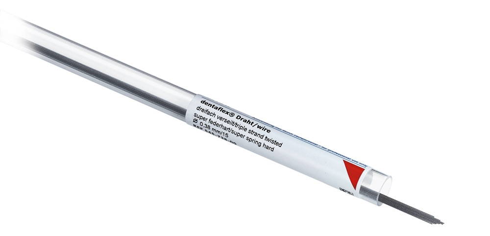 dentaflex® straight wire, 3-strand twisted, round 0.50 mm / 20, super ...